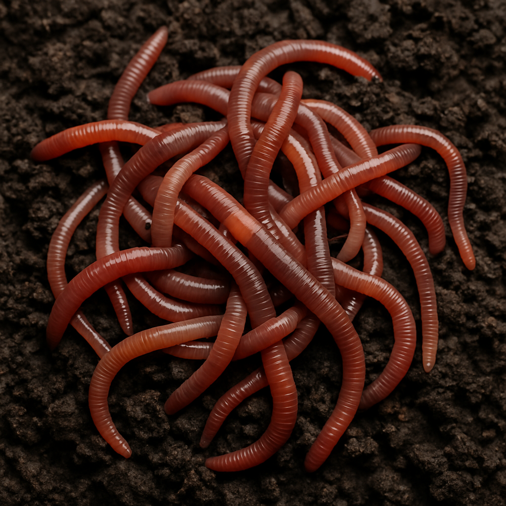 Live Red Wiggler Worms – Bee Happy Beekeeping